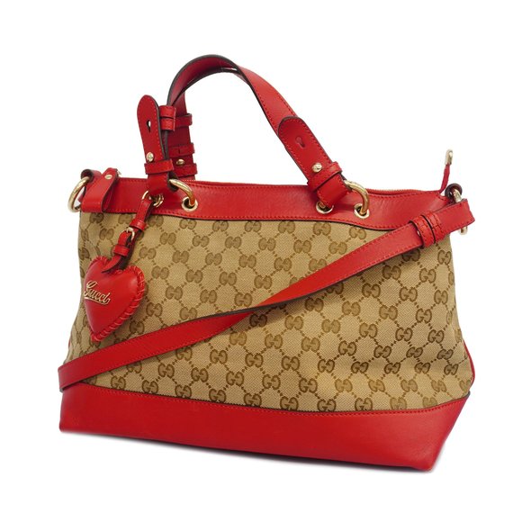 Gucci | Bags | Auth Gucci Gg Canvas 2way Bag 3922 Handbagshoulder Bag ...